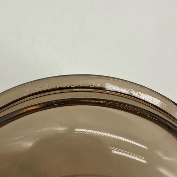 Corningware | Kitchen | Vintage Corning Visions Amber Lid Small Vc ...